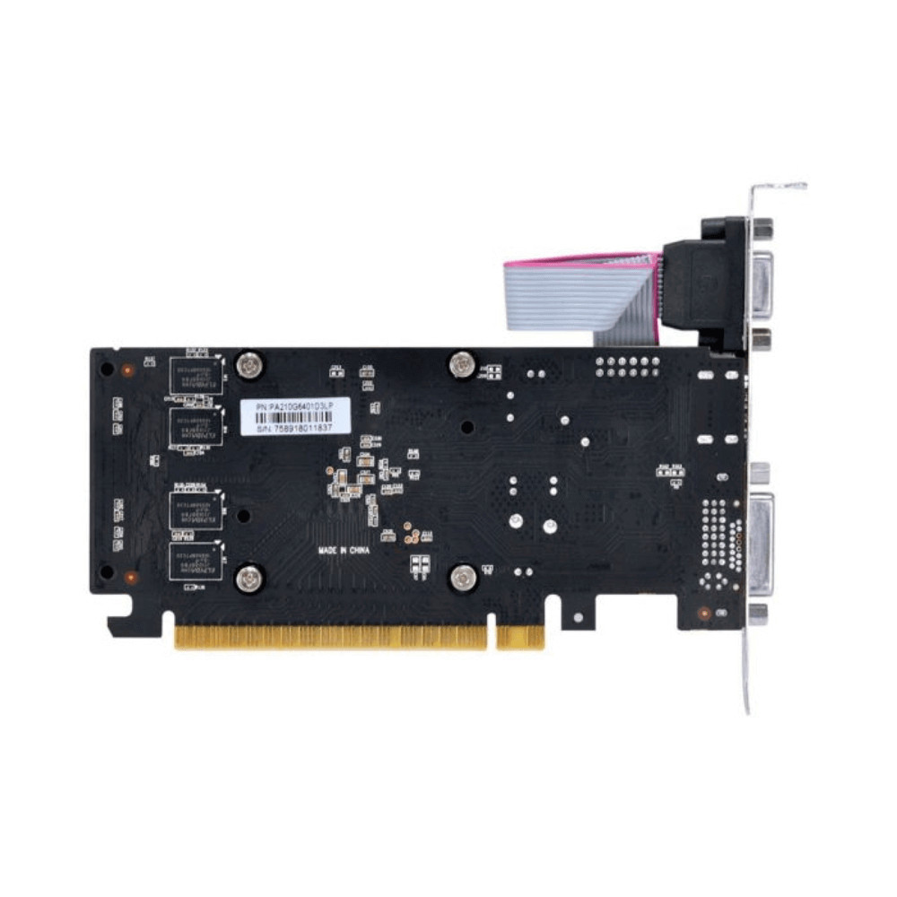 Placa De Video Nvidia Geforce G210 1gb Ddr3 64 Bits Pcyes Com Kit Low Profile | Shopee Brasil