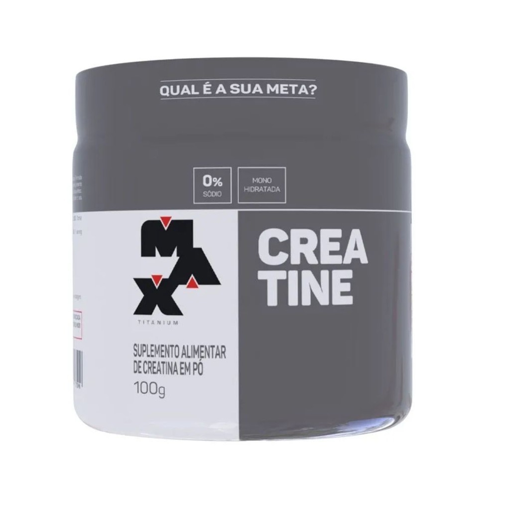 Creatina Monohidratada 100g - Max Titanium | Shopee Brasil