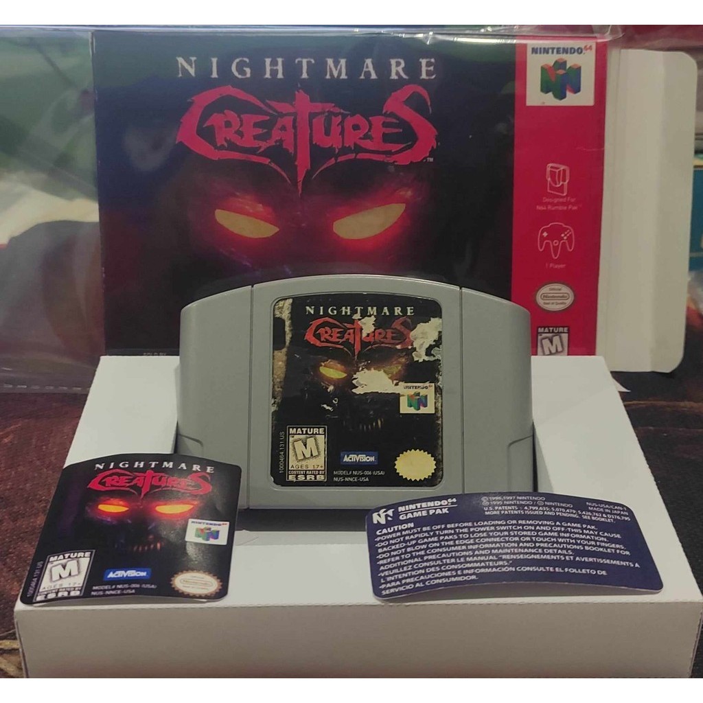 Jogo Nightmare Creatures Nintendo 64 Original, Game, Fita, Cartucho N64 ...