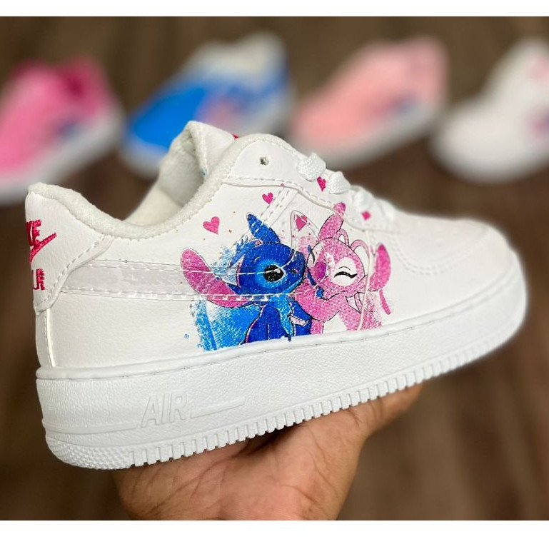 [tma 18-33] Sapato tênis feminino infantil llilo e stitch qualidade leve e confortável | Shopee ...