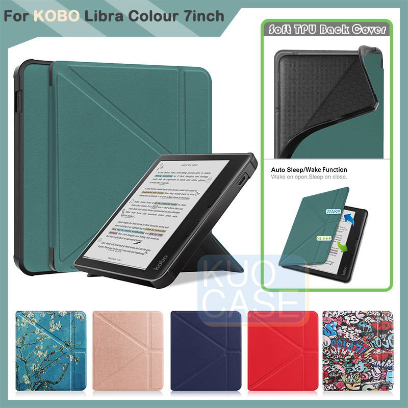 Para KOBO Libra Color 7inch 2024 Multi-View Folding Angles Case Capa ...