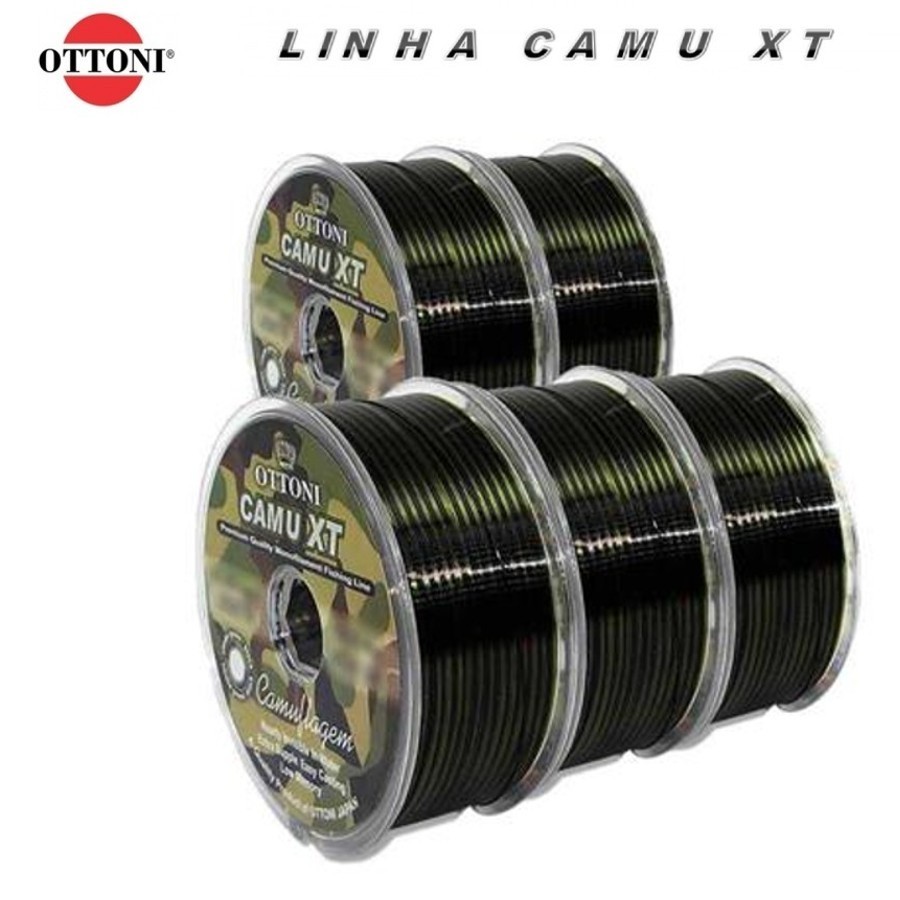 Linha Monofilamento Camu Xt Ottoni Carretel 100 metros contínuos Para Pesca | Shopee Brasil