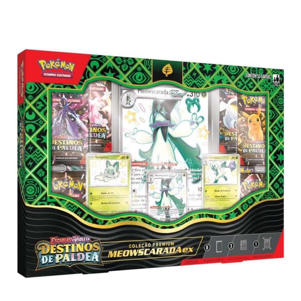 Box Pokémon Iniciais de Paldea Mewscarada EX | Shopee Brasil