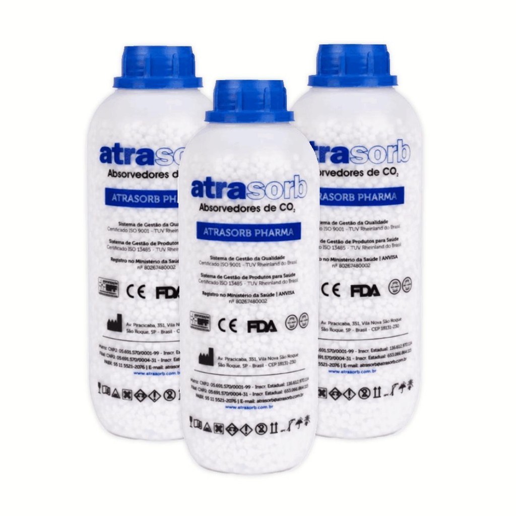 Kit 03 Unidades Cal Sodada 1 KG - Atrasorb | Shopee Brasil