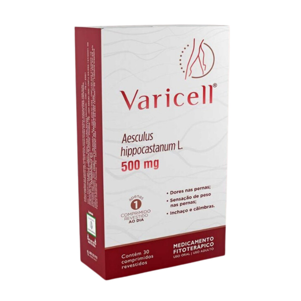 Varicell Dores Nas Pernas 500Mg 30 Comprimidos - 1 Comprimido Ao Dia ...