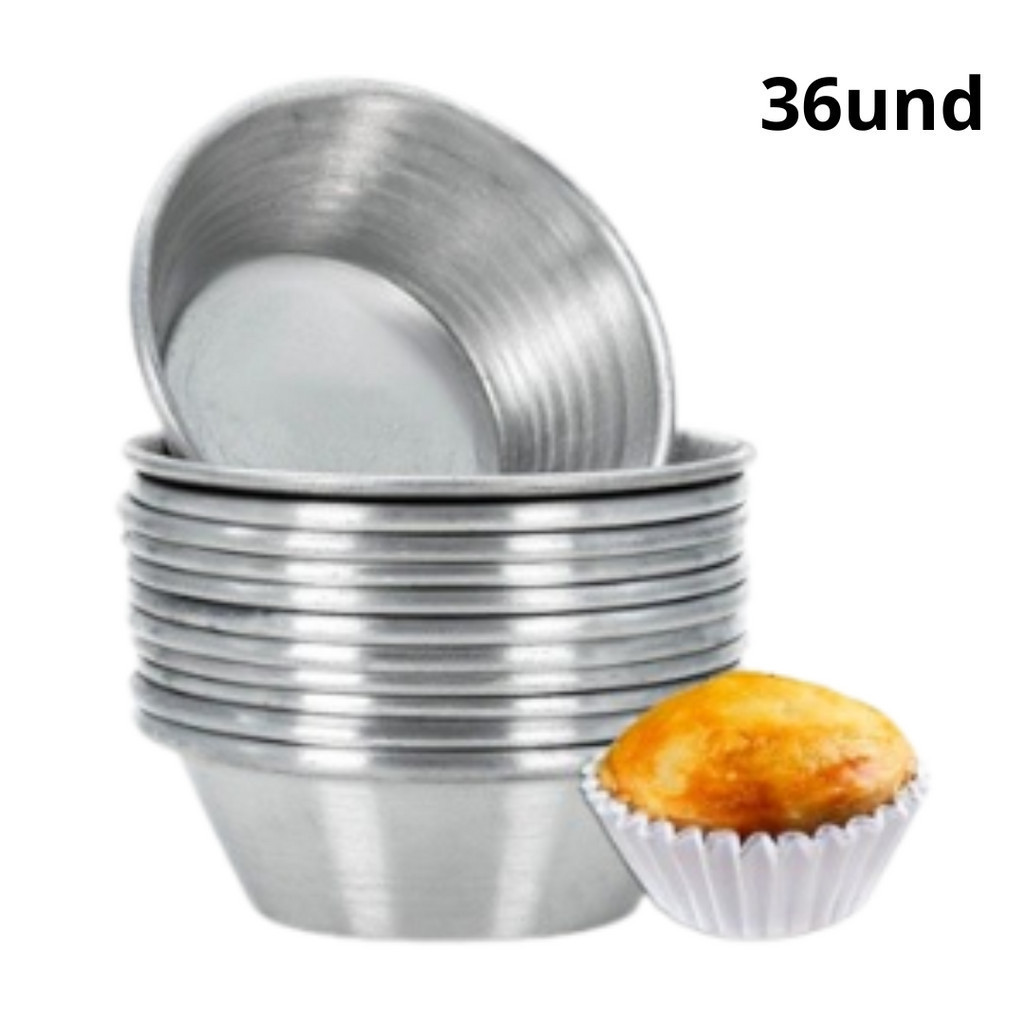 KIT 36 Formas Para Empada todos tamanhos Forminha Mini Empada Salgado ...