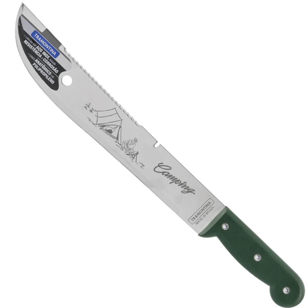 Facão Para Mato Tramontina 12' de Camping Aço Inox Grande para Lida ...