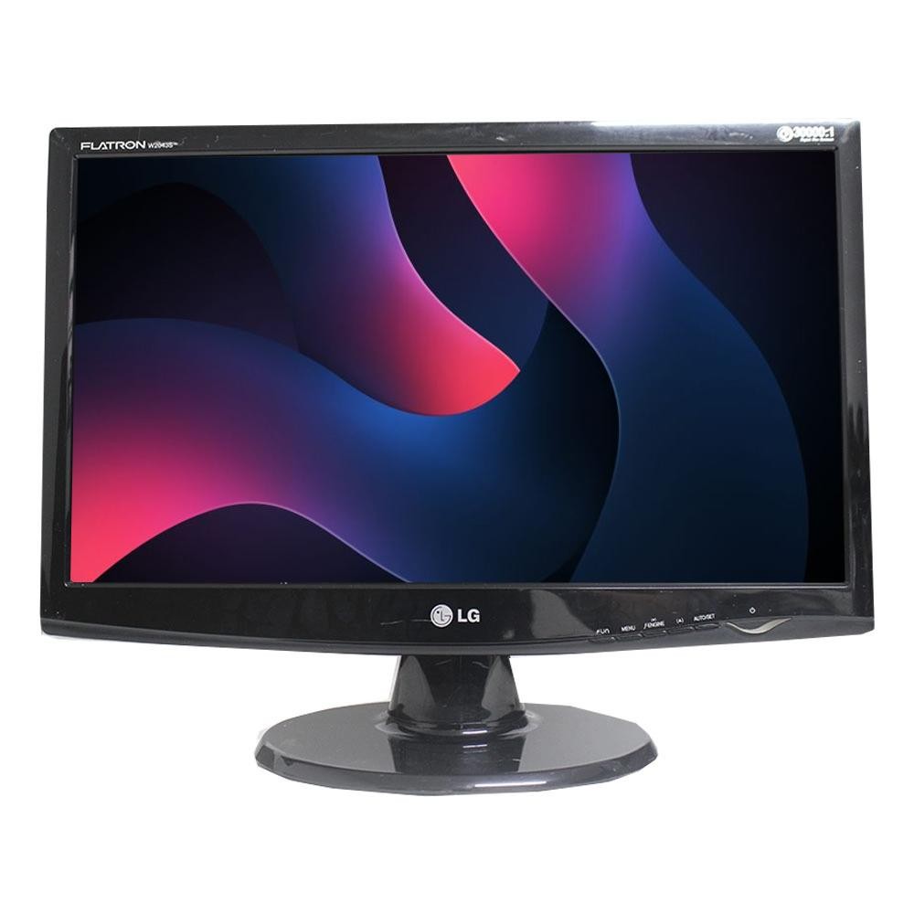 Monitor LG W2046P 20P Widescreen Base Regulável VGA/DVI | Shopee Brasil