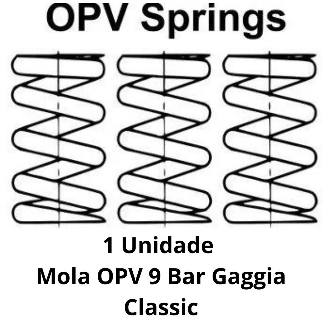 Gaggia Classic OPV Mola OPV 9bar | Shopee Brasil