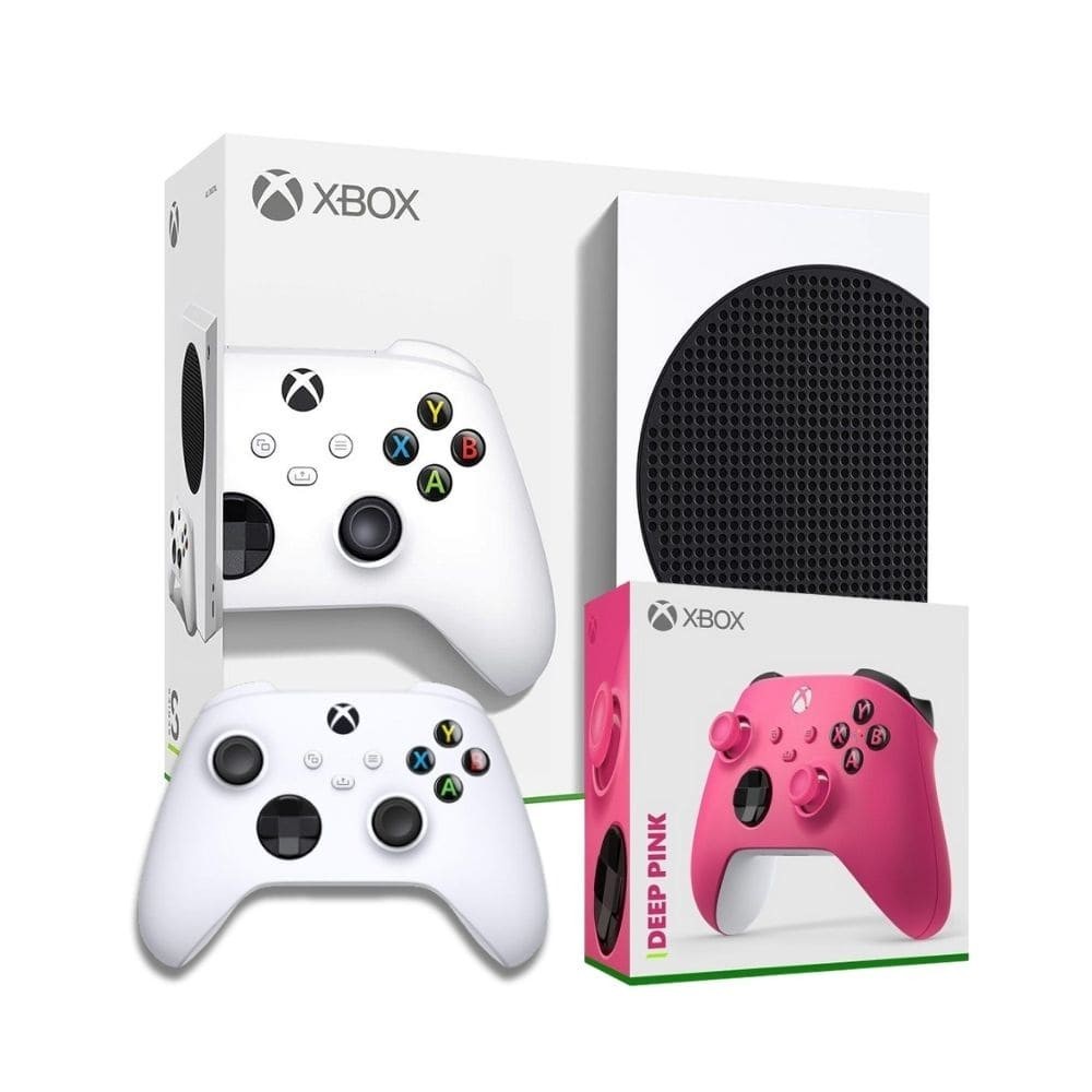 Console Xbox Series S 2 Controles (1 Branco e 1 Rosa) | Shopee Brasil