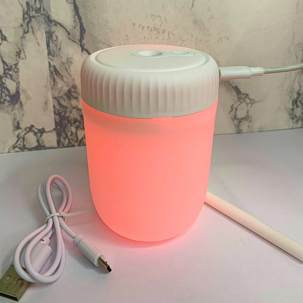 Umidificador De Ar H2O 200ml Portátil Usb Ultrassônica Coloridos LED ...
