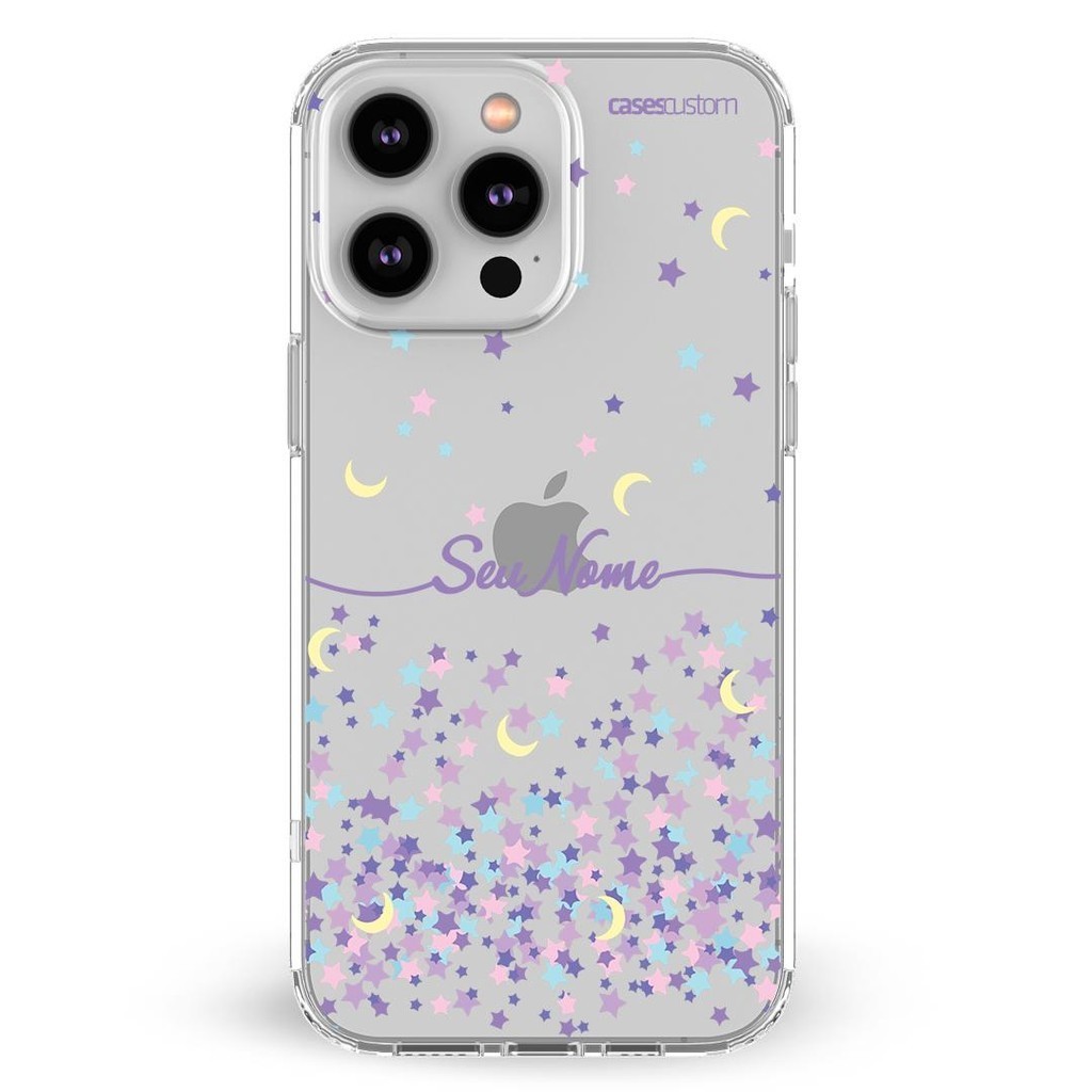 Capa Cases Capinha De Celular Poeira Estelar Personalizada Com Seu Nome ...
