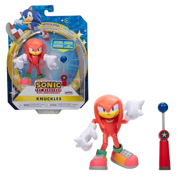 Boneco Articulado Knuckles 10Cm Com Acessório - Sonic The Hedgehog ...