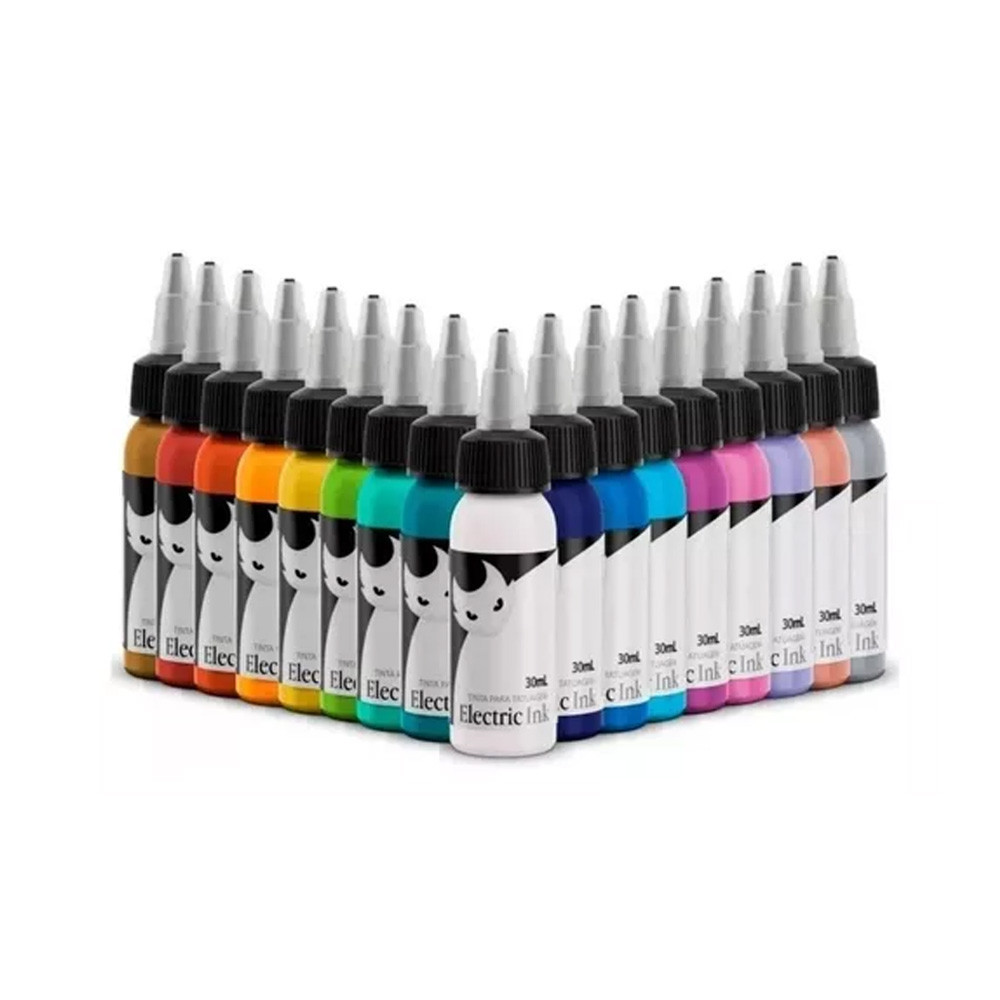 Tinta ELECTRIC INK 30ML tattoo em oferta, escolha sua cor, tinta para ...