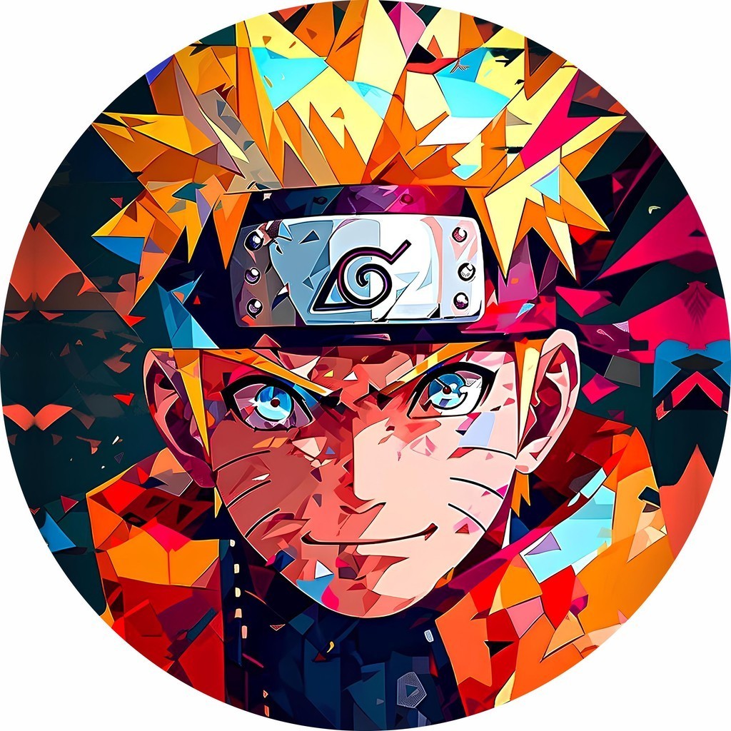 Painel Redondo NRT Anime Decoração Festa Sublimado 1,50x1,50 | Shopee ...