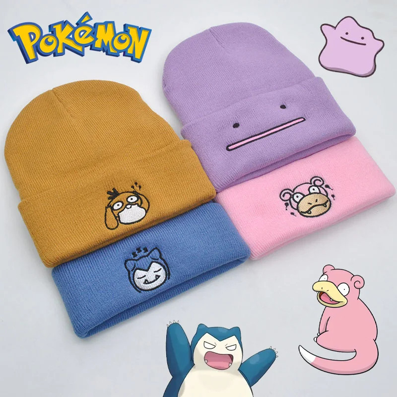 Pokemon Snorlax Ditto Psyduck Beanies Feijão Psy | Shopee Brasil
