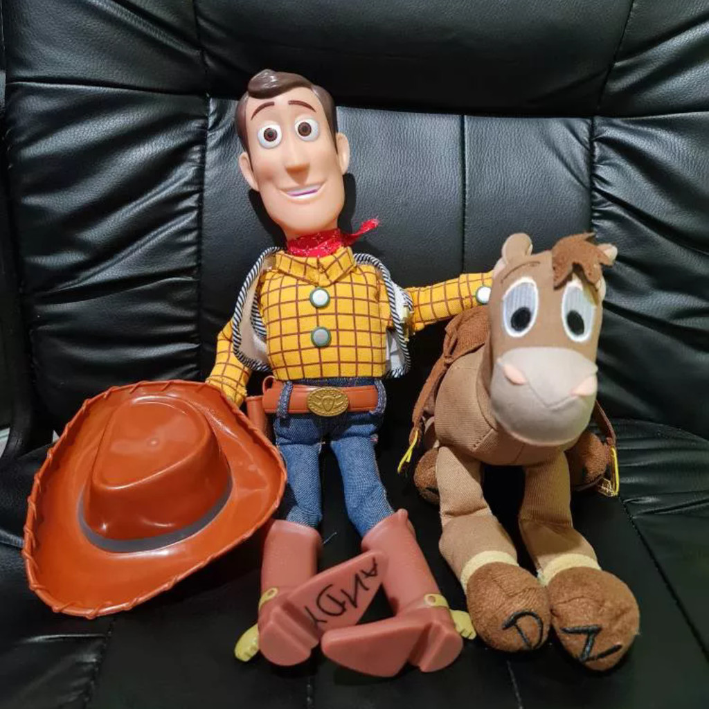 In Stock Talking Woody Toy Story Collection Toy Kids Gift | Shopee Brasil