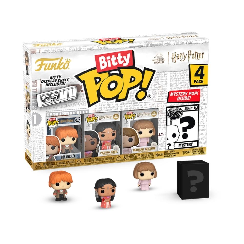 Bitty Pop! Harry Potter 4 - Ron, Padma Patil e Madame Maxime | Shopee ...