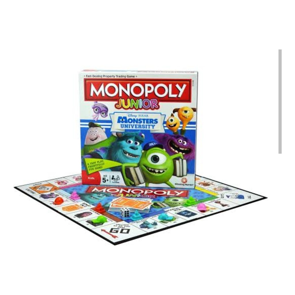 Jogo De Tabuleiro Monopoly Monsters University Inglês Aberto | Shopee ...