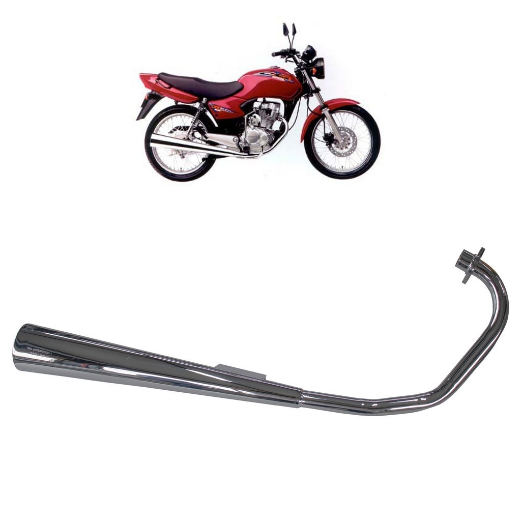 ESCAPAMENTO ESCAPE CG TITAN 125 KS-KSE 00-03 MODELO ORIGINAL | Shopee ...
