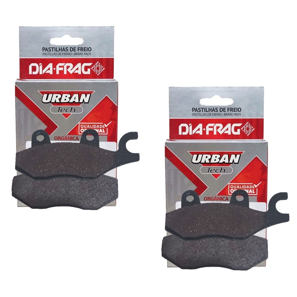 Kit Pastilhas de Freio Kawasaki Ninja 300 Z300 Ninja 250R Diant e Tras ...