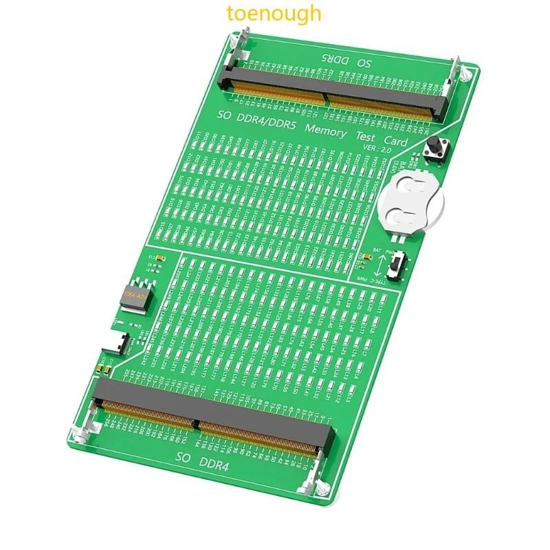 Toe DDR4 5 Memory Tester PCB Computador DDR4 DDR5 Cartão Teste Memória ...