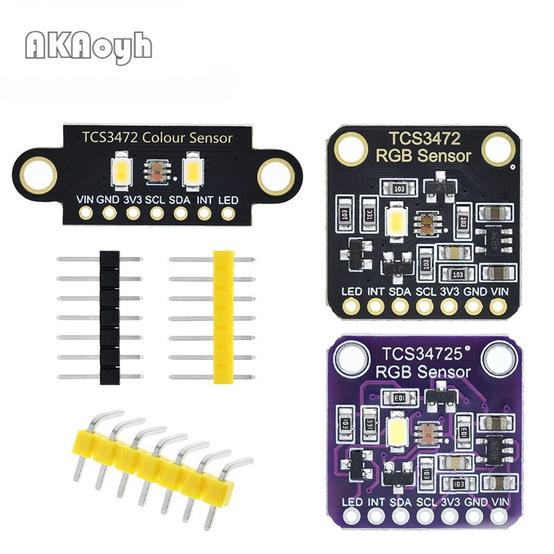TCS34725 Módulo De Reconhecimento De Sensor De Cores Placa De ...