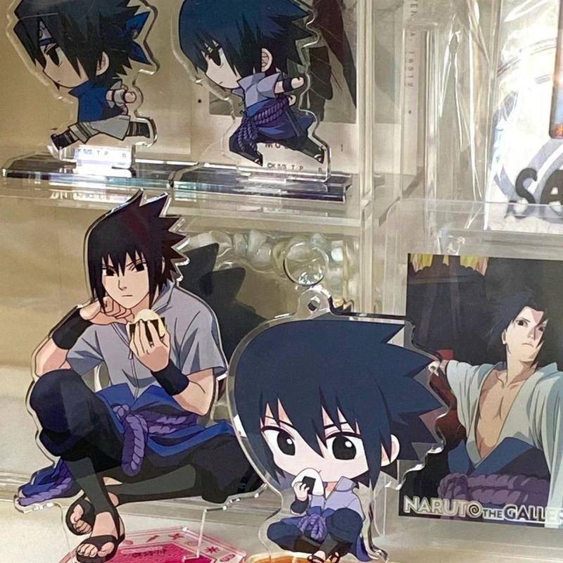 Naruto Uchiha Sasuke Stand Acrílico Fofo E Elegante Decoração De ...