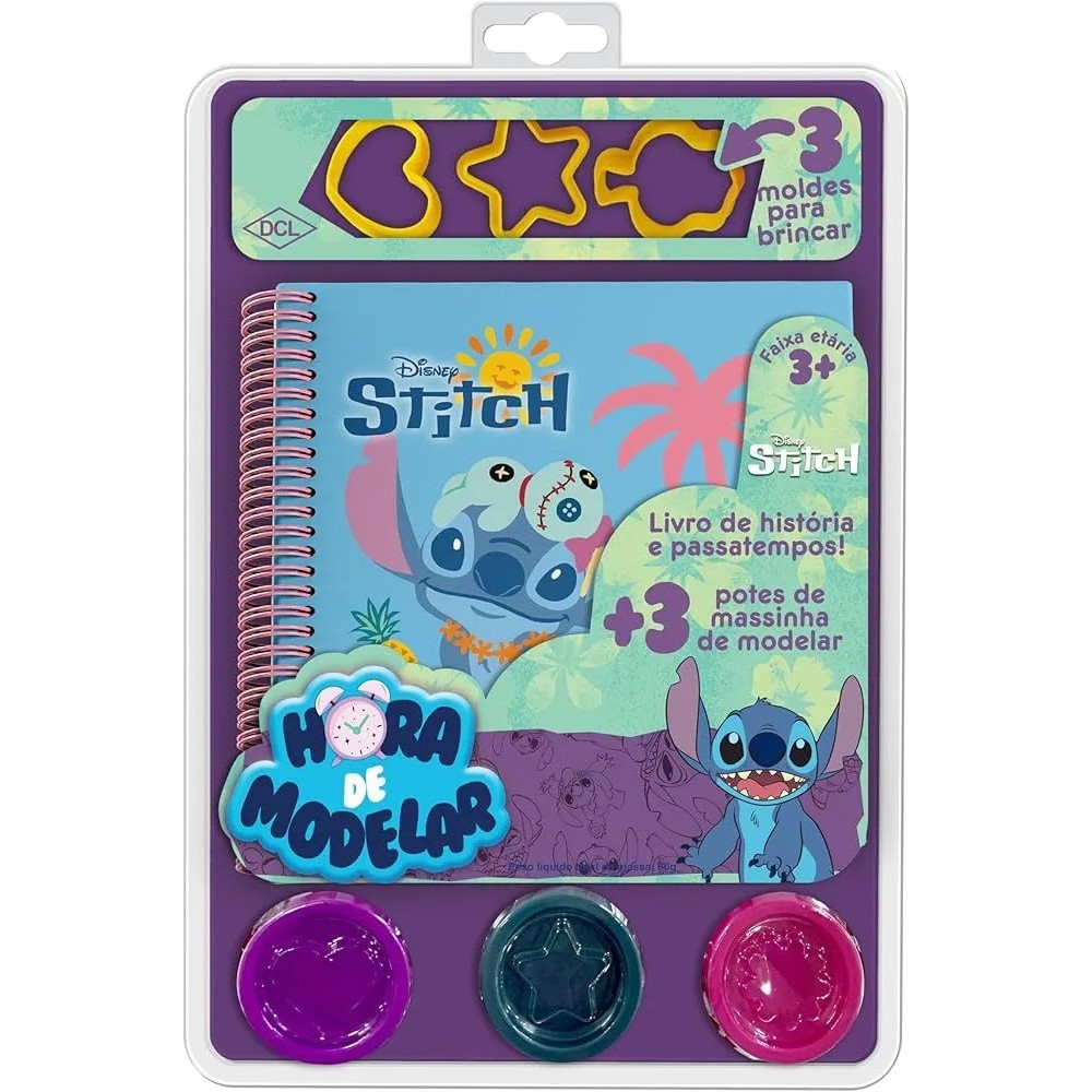Livro Disney Historias e Passa Tempo Stitch Hora de Modelar | Shopee Brasil