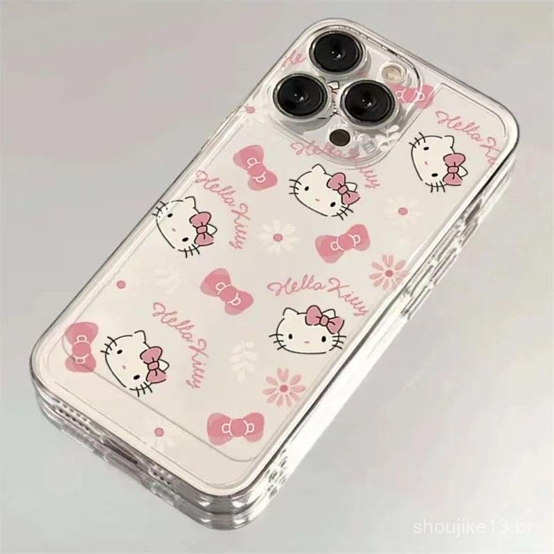 Capa de telefone NOZO Kitty rosa em tela cheia para Realme C25Y C61 5 ...