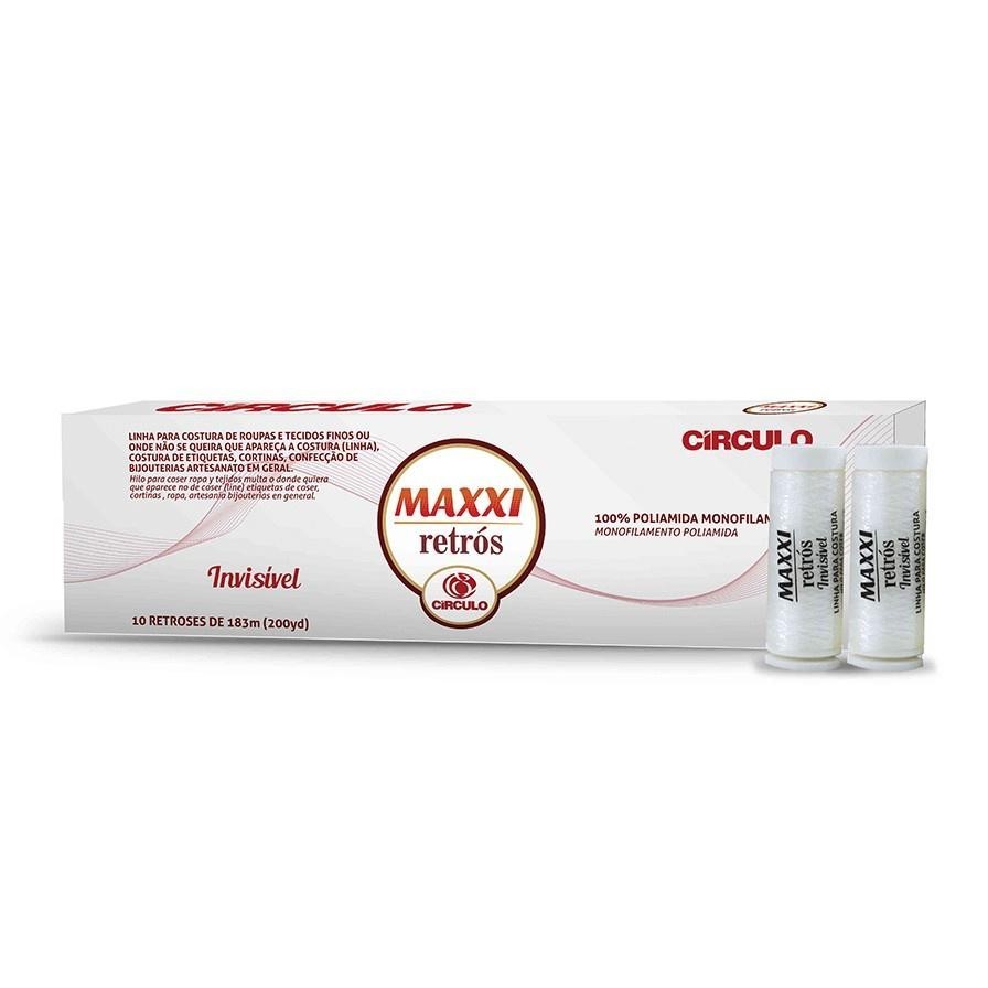 LINHA INVISIVEL 100% POLIAMIDA CAIXA C/10 TUBOS DE 183 M | Shopee Brasil