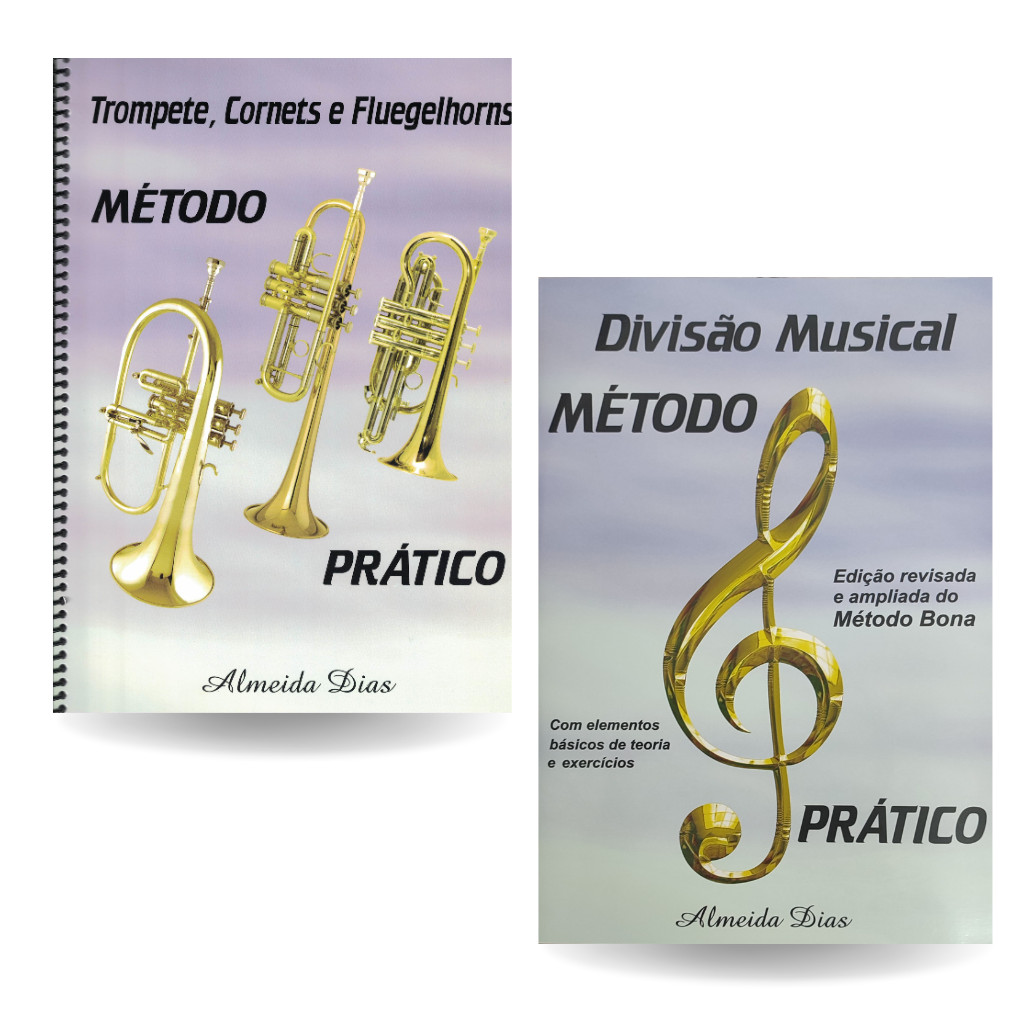 KIT MÉTODO PARA TROMPETE E BONA - DE ALMEIDA DIAS | Shopee Brasil