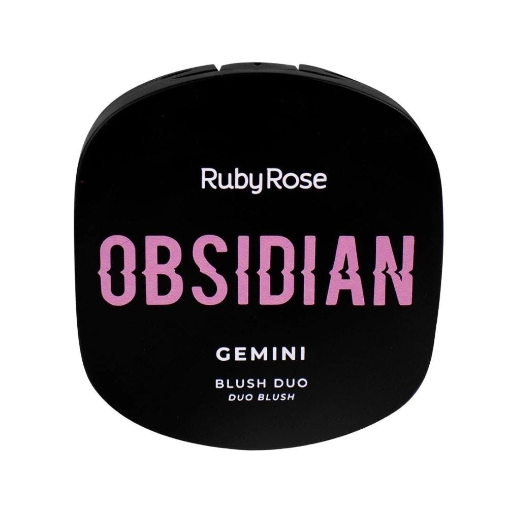 Blush Duo Obsidian Gemini Ruby Rose OG06 | Shopee Brasil