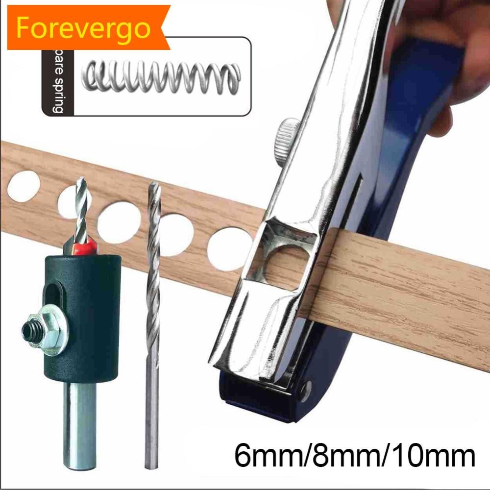 forevergo 6/8/10MM Punção De Fita De Borda Mão Furo Redondo Forte Em ...
