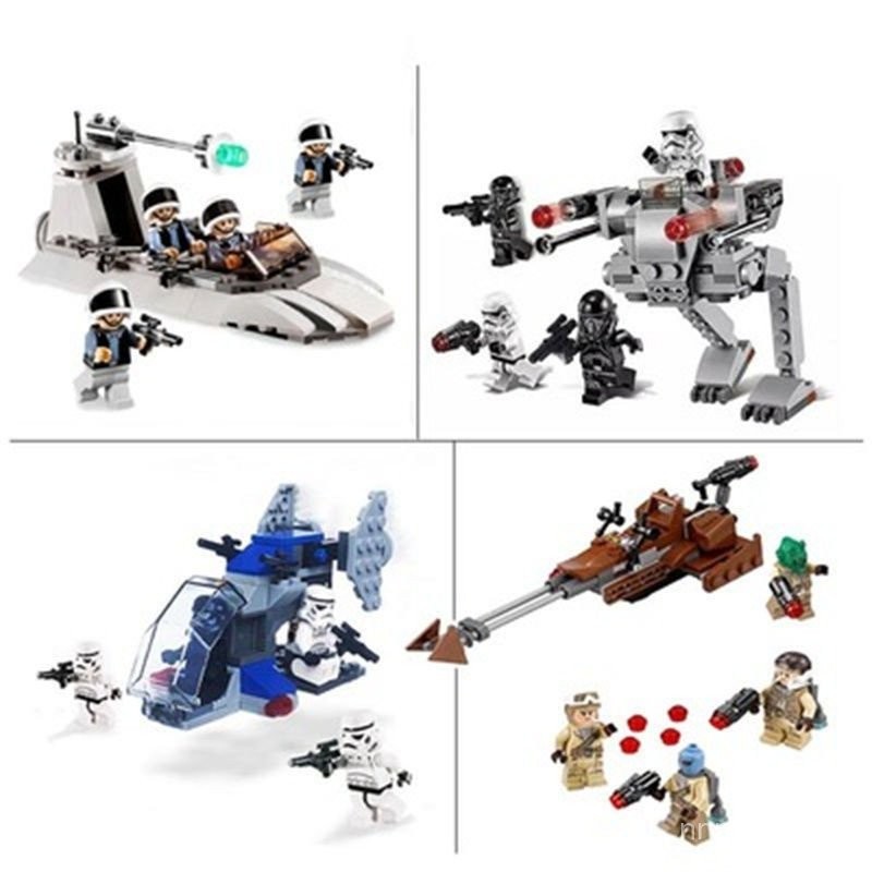 Compatível com Lego Star Wars Empire Landing Boat Storm Soldier Command ...