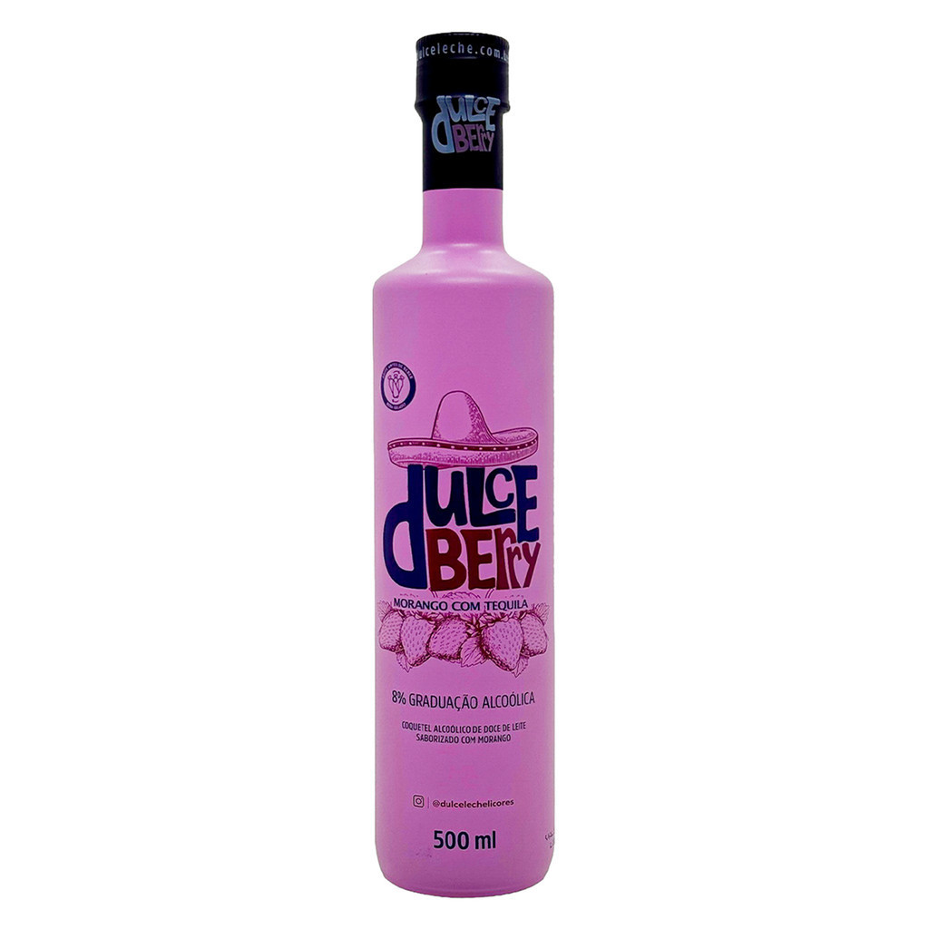 Licor de Morango com Tequila Drikke Dulce Berry 500ml | Shopee Brasil