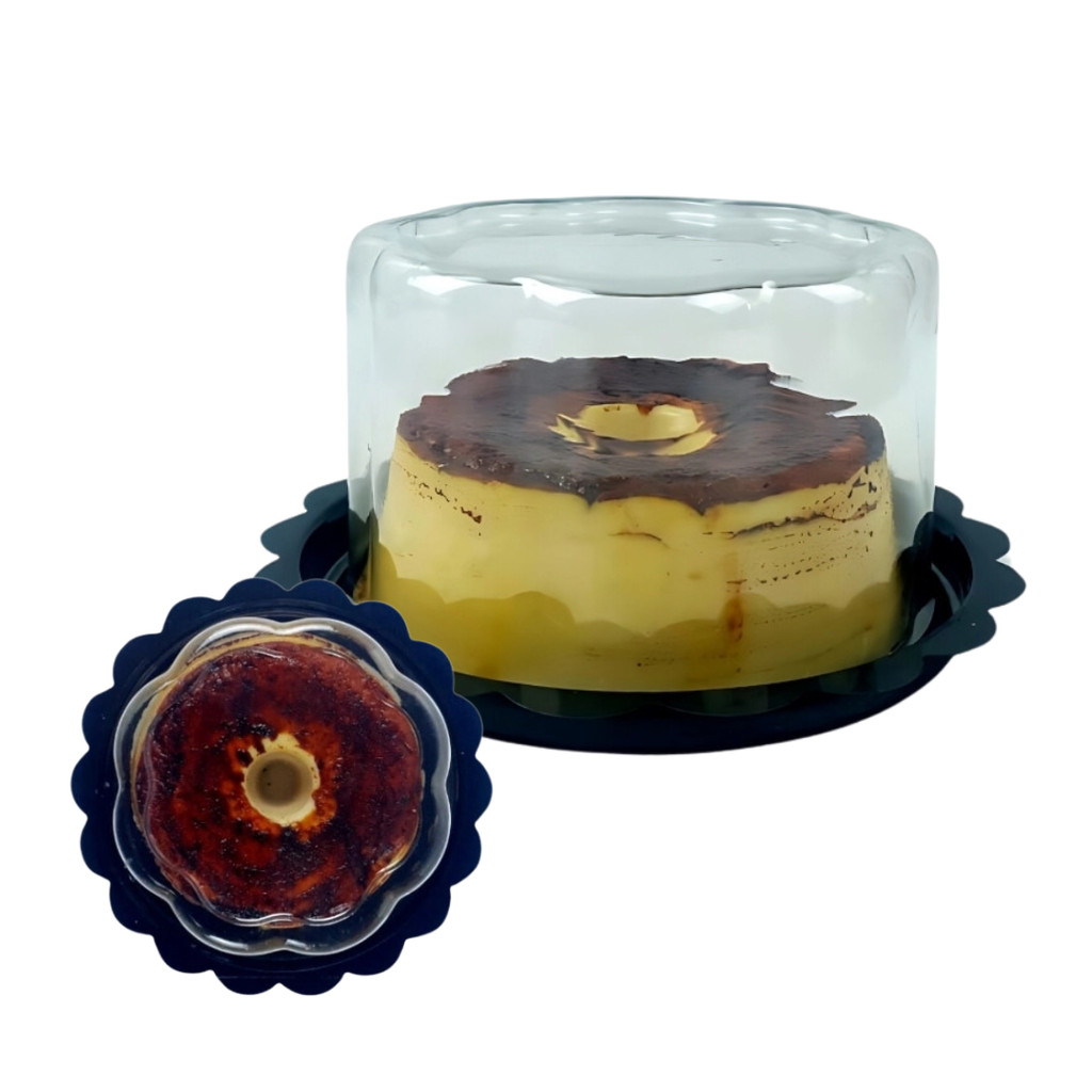 25 Embalagem Margarida Preto 380ml Para Mini Pudim Bolo Mini Cake Box ...