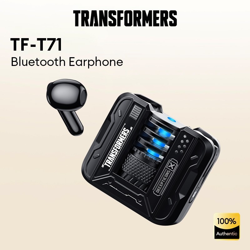 Transformers TF-T71 Fone De Ouvido Bluetooth Sem Fio Máquinas Industriais Com Cancelamento De ...