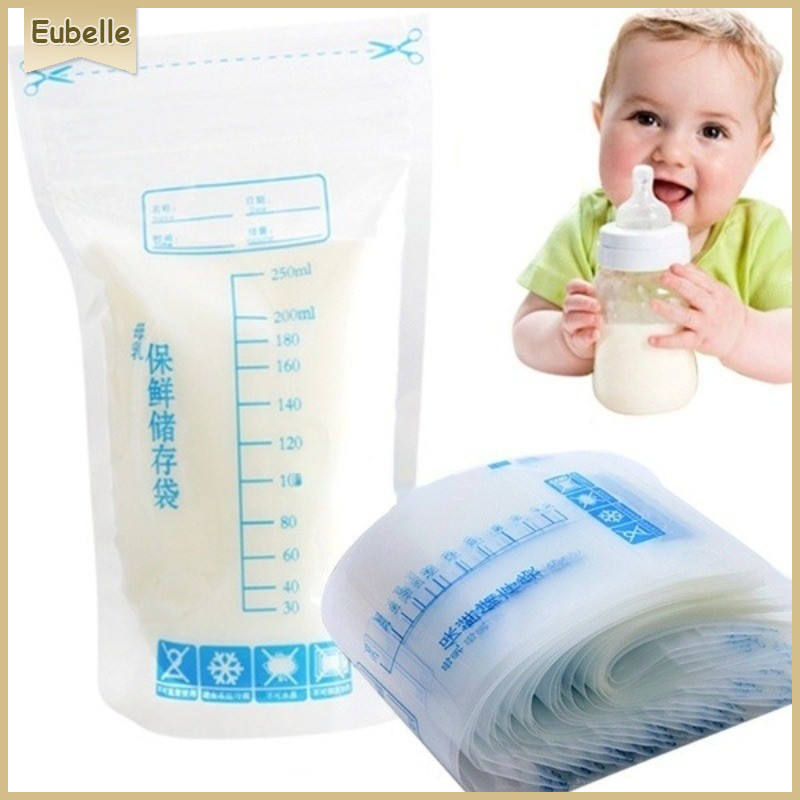 Kit 10 Bolsa Para Armazenar Leite Materno 250ml Armazenamento De Leite ...