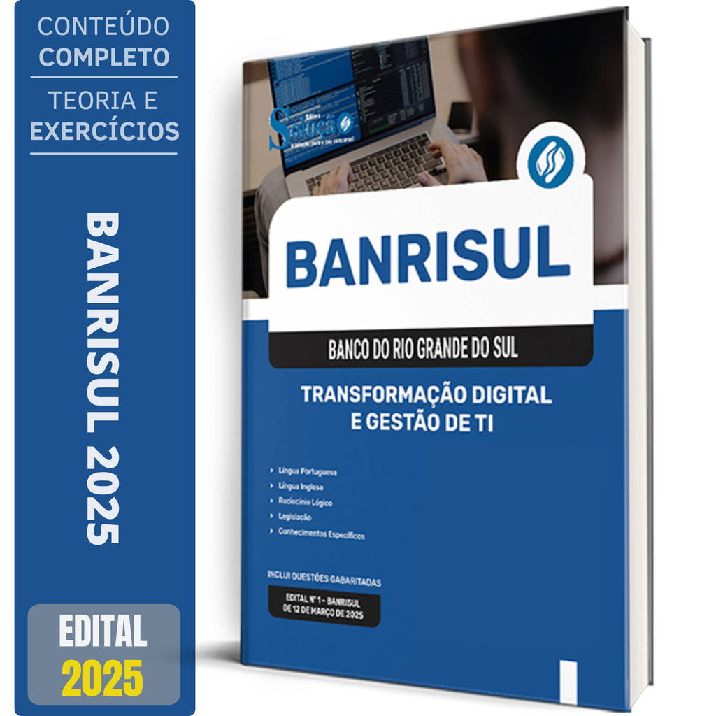 Apostila BANRISUL 2025 - Transformação Digital e Gestão de TI | Shopee ...