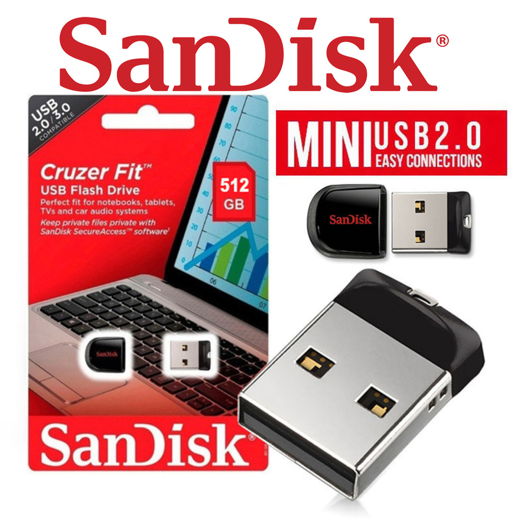 Pendrive Cruzer Fit USB 2.0 de 64 GB4GB 16GB 32GB 64GB 128GB 256GB ...