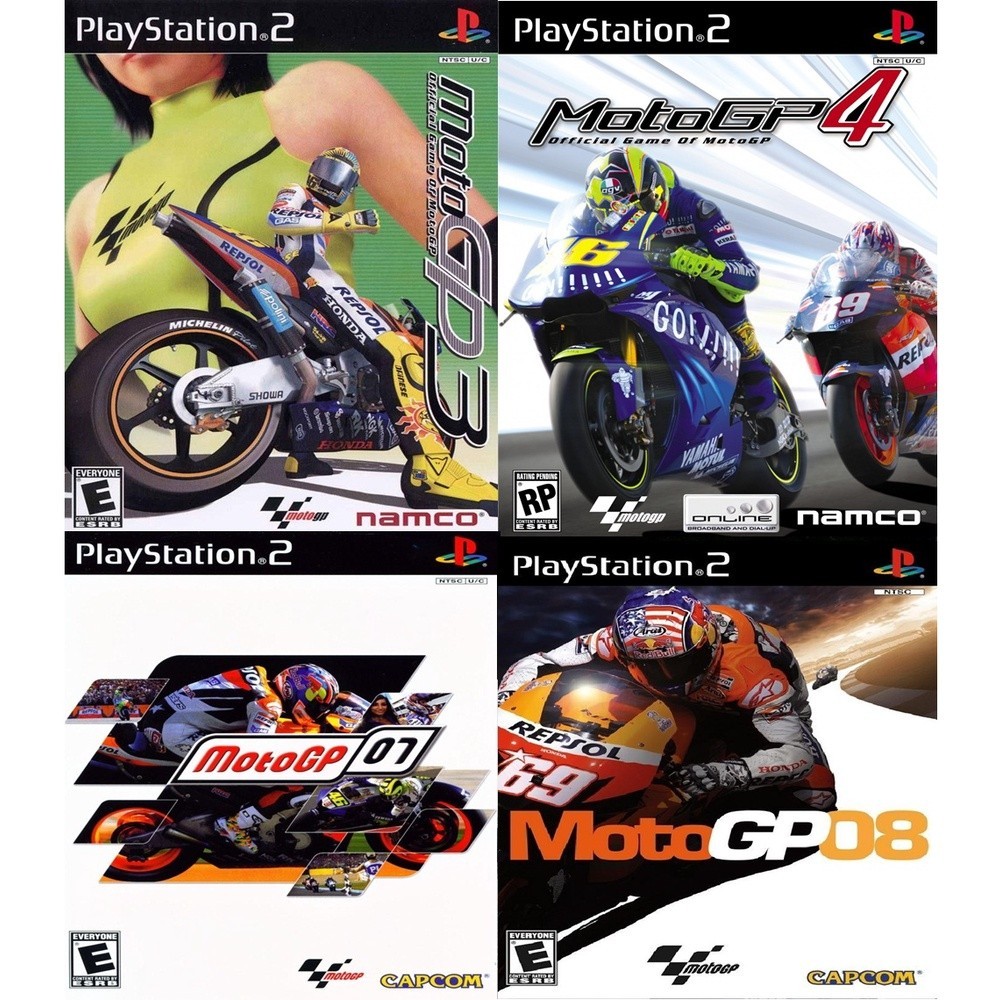 Kit Moto GP Collection com 4 Jogos (PS2) | Shopee Brasil