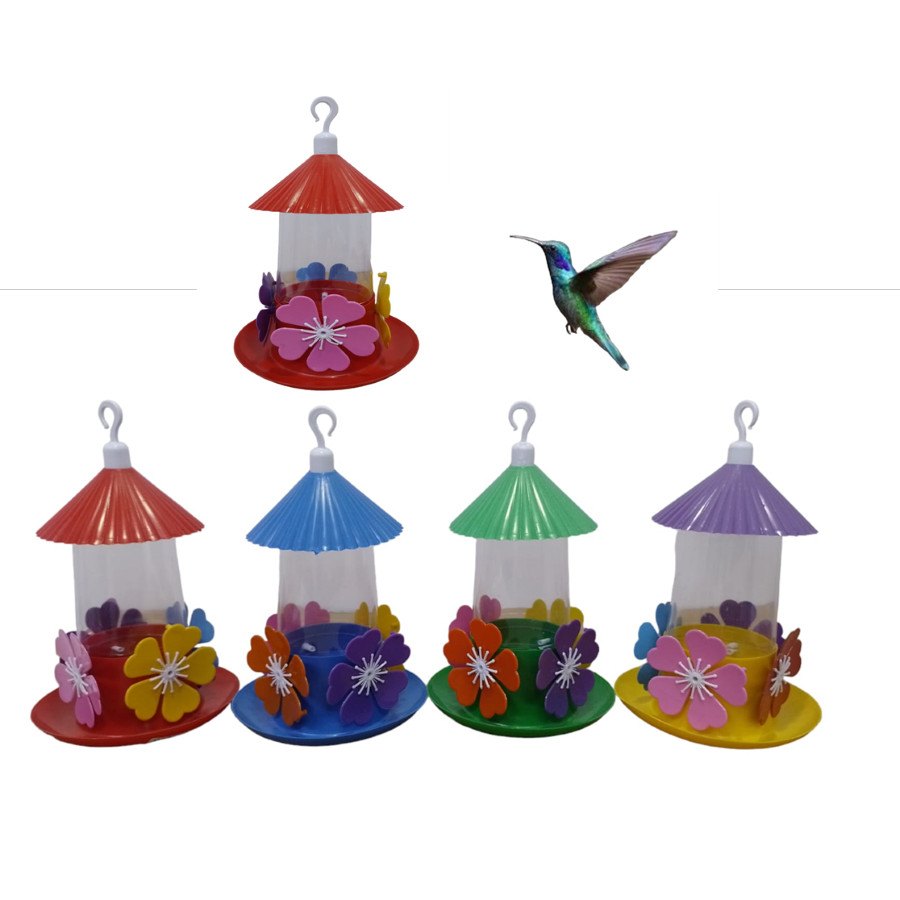 BEBEDOURO BEIJA FLOR COM CHAPÈU CHINÊS E BANDEJA KIT 5 UND.RF407 ...