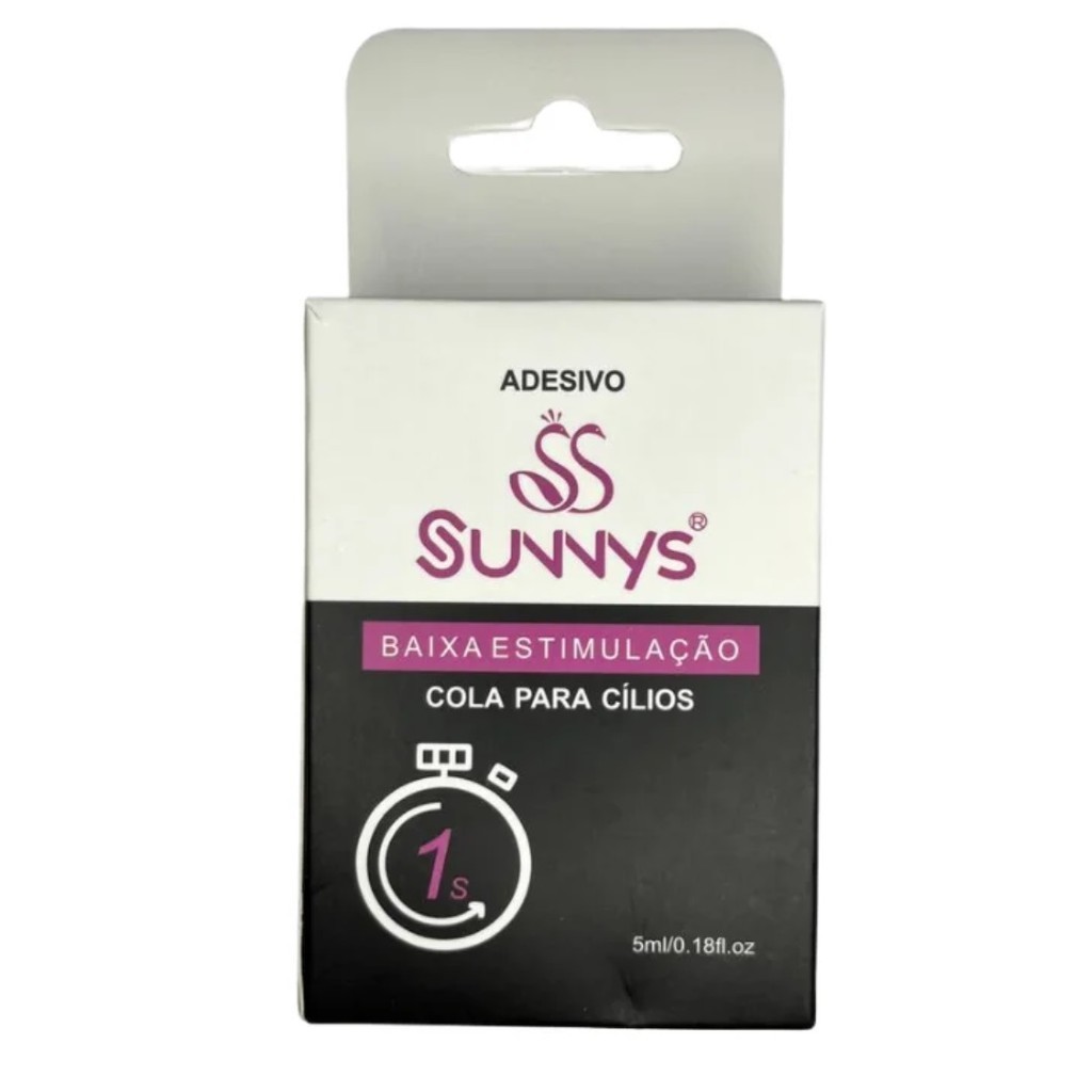 Cola para Alongamento De Cílios 5ml Sunnys 1,0s | Shopee Brasil