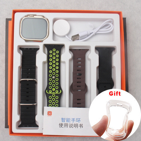 4 em 1 Moda Ultra Relógio Smartwatch Kit Gift Box | Shopee Brasil