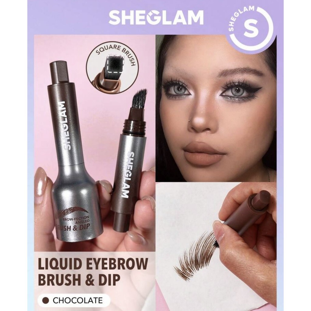 Sheglam Microblading Sobrancelha Angled Brush Brow Fection | Shopee Brasil