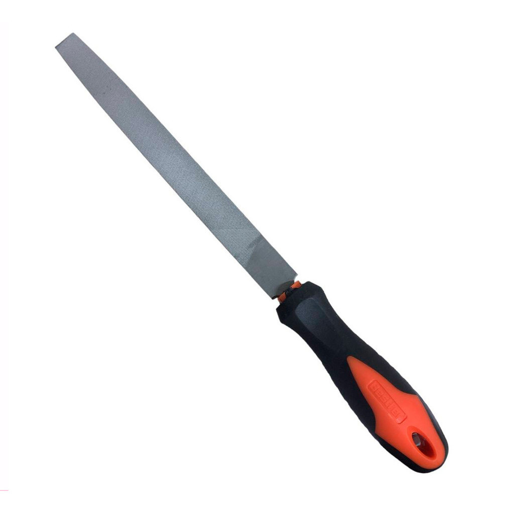 Lima Chata Cabo Emborrachado 8" Para Amolar Enxada | Shopee Brasil