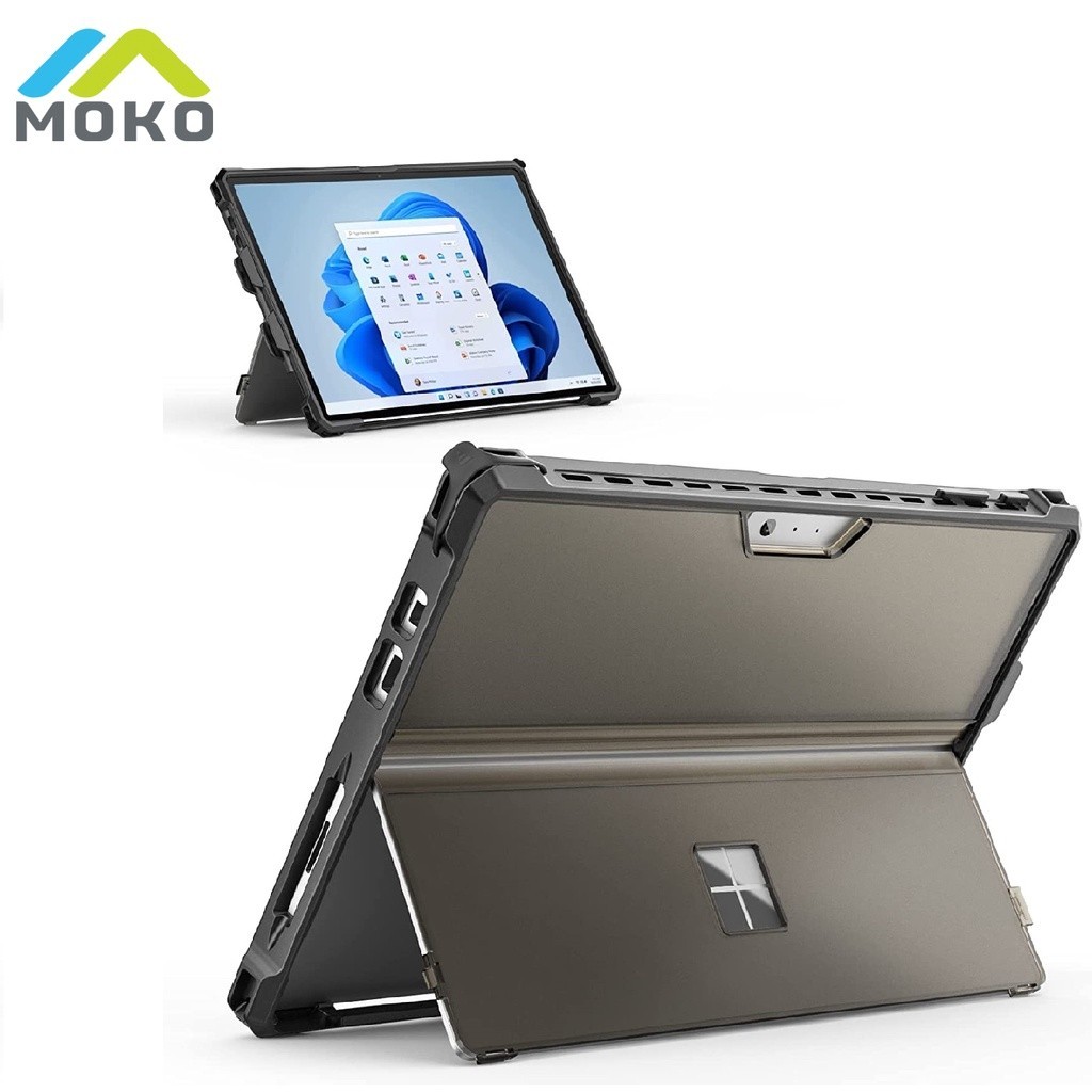 MoKo All-in-One Mala Protetora Robusta Para Microsoft Surface Pro 7 ...