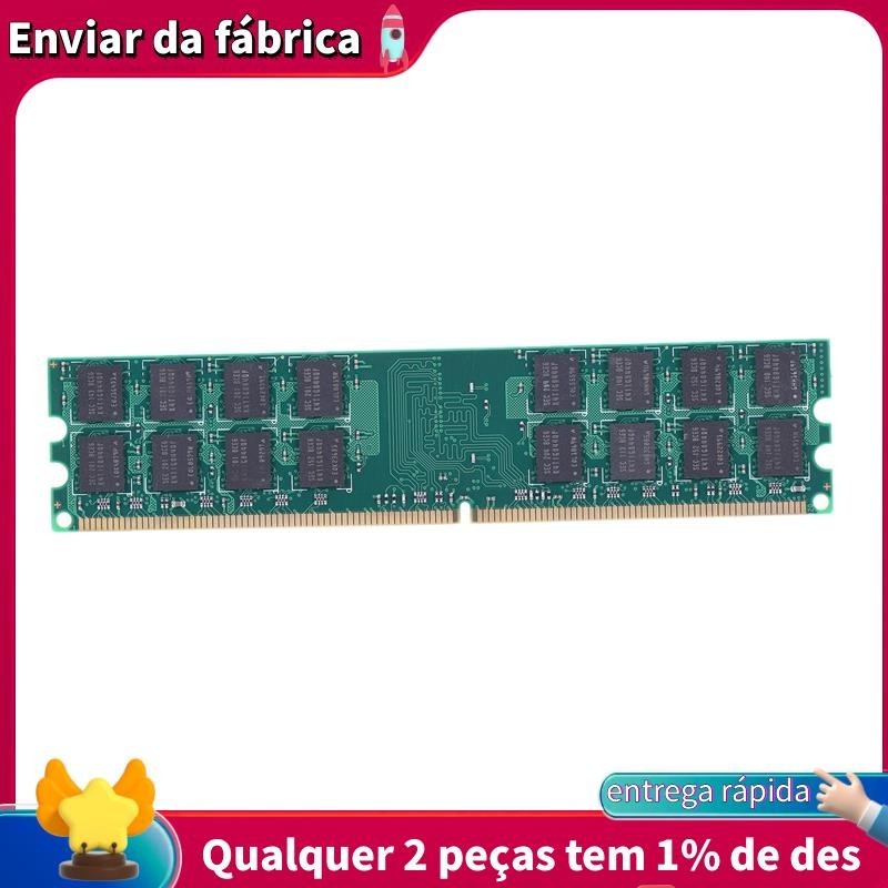 DDR2 4GB Memória RAM 1.5V 800MHZ PC2-6400 240 Pinos Desktop DIMM Não ...