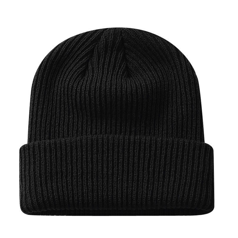 Gorros Touca Adulto Unissex Básica Lã Preta Inverno | Shopee Brasil